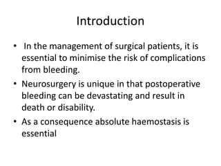 Haemostasis in neurosurgery [Autosaved].pptx