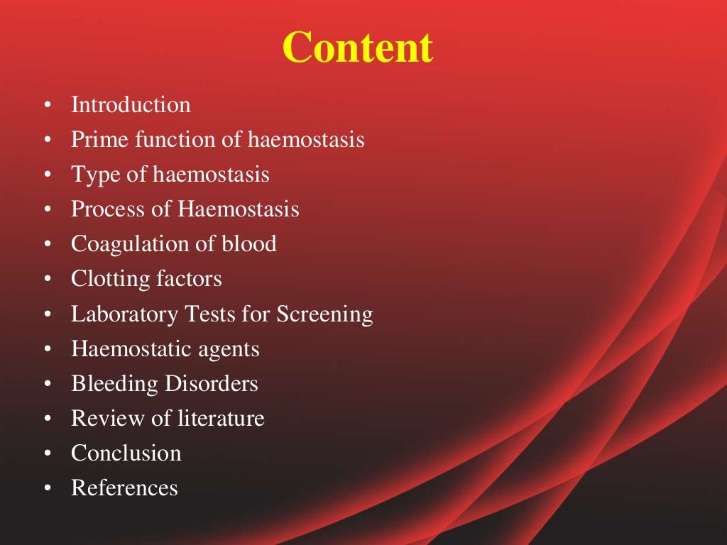 Haemostasis in dentistry | PPTX