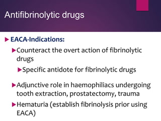 Haemostatic agents | PPTX