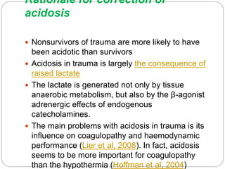 Haemostatic resuscitation | PPTX