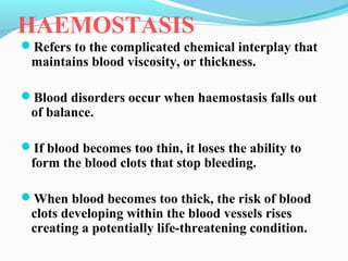 Haemostatis By ORIBA DAN LANGOYA | PPT