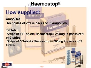 Haemostop dental | PPT