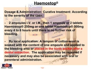 Haemostop dental | PPT