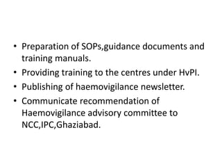 Haemovigilance | PPTX