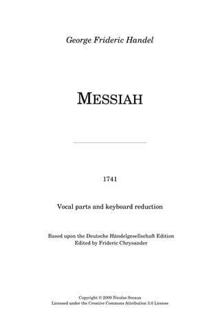 Haendel messiah-vocal-keyboard | PDF
