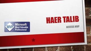Haer talib | PPT