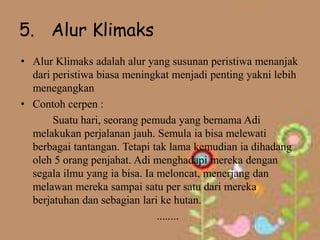 Bhs. Indonesia - Macam-macam alur | PPTX