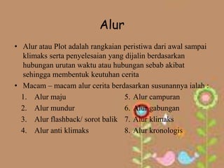 plot atau alur cerita - Julia Nash