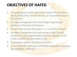 HAFED- Haryana State Cooperative Suppy and Marketing Federation Limited ...