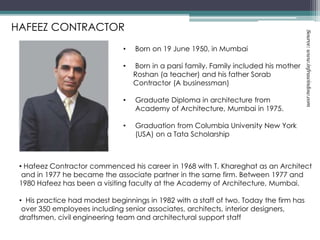 Hafeez contracter | PPTX