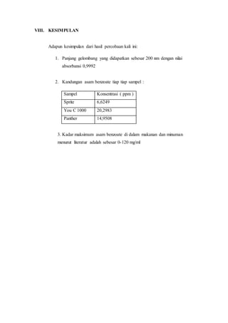 spektrofotometri uv-vis | DOCX