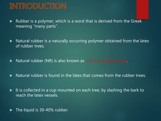 natural rubber composite | PPTX