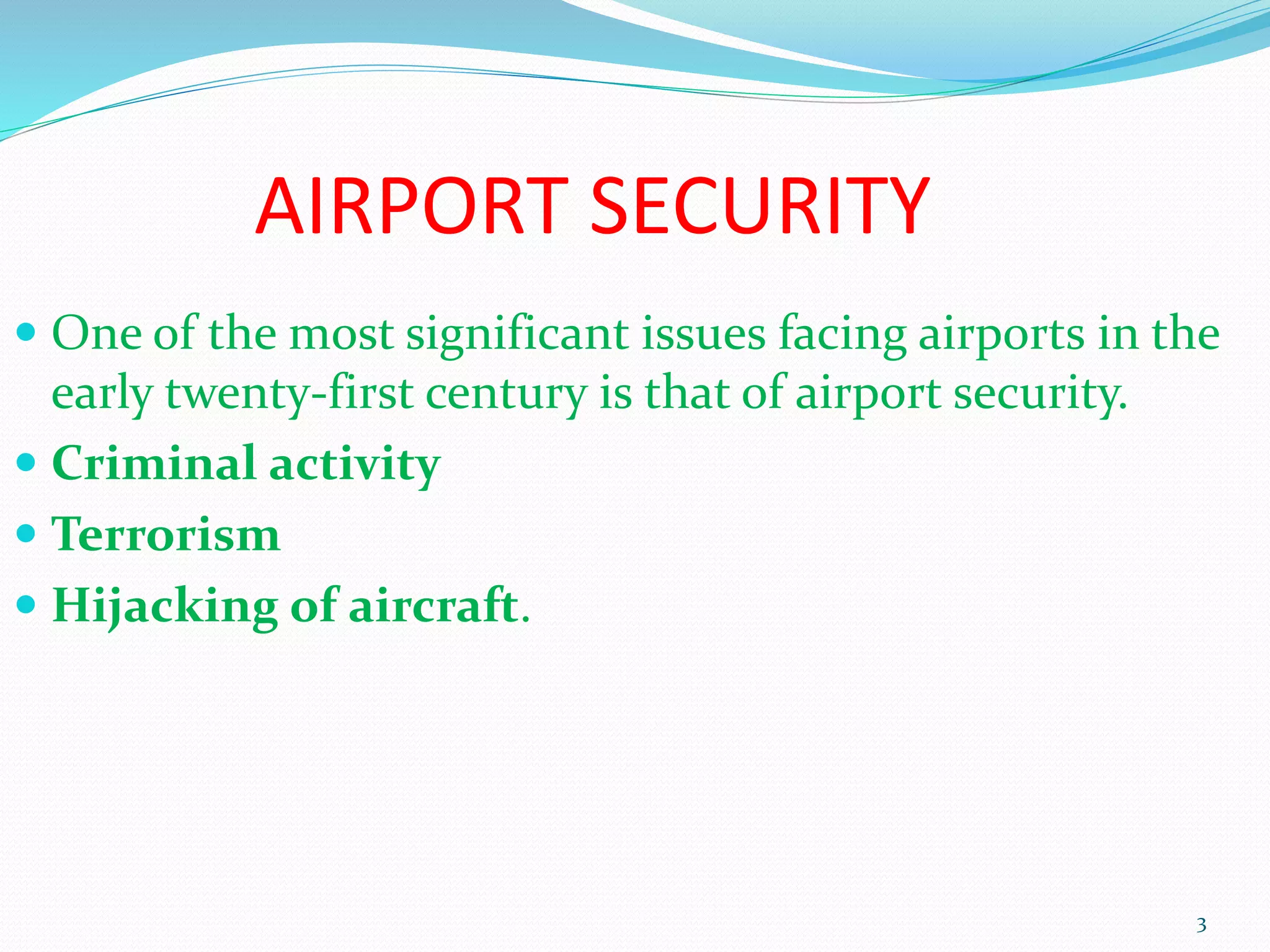 AIRPORT SECURITY | PPTX