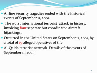 AIRPORT SECURITY | PPTX