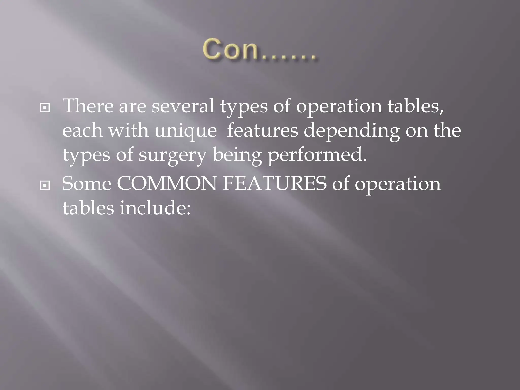 Operation theater table.pptx| OPERATION THETER TABLE | PPTX