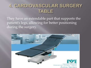 Operation theater table.pptx| OPERATION THETER TABLE | PPTX