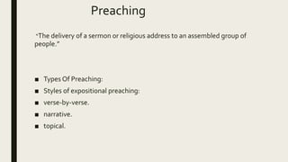 The Sharieh of Preaching | PPTX