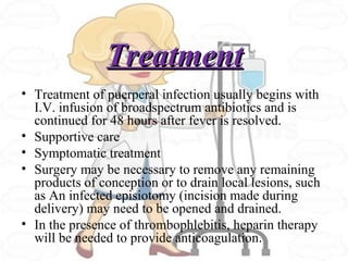 Puerperal Pyrexia | PPT