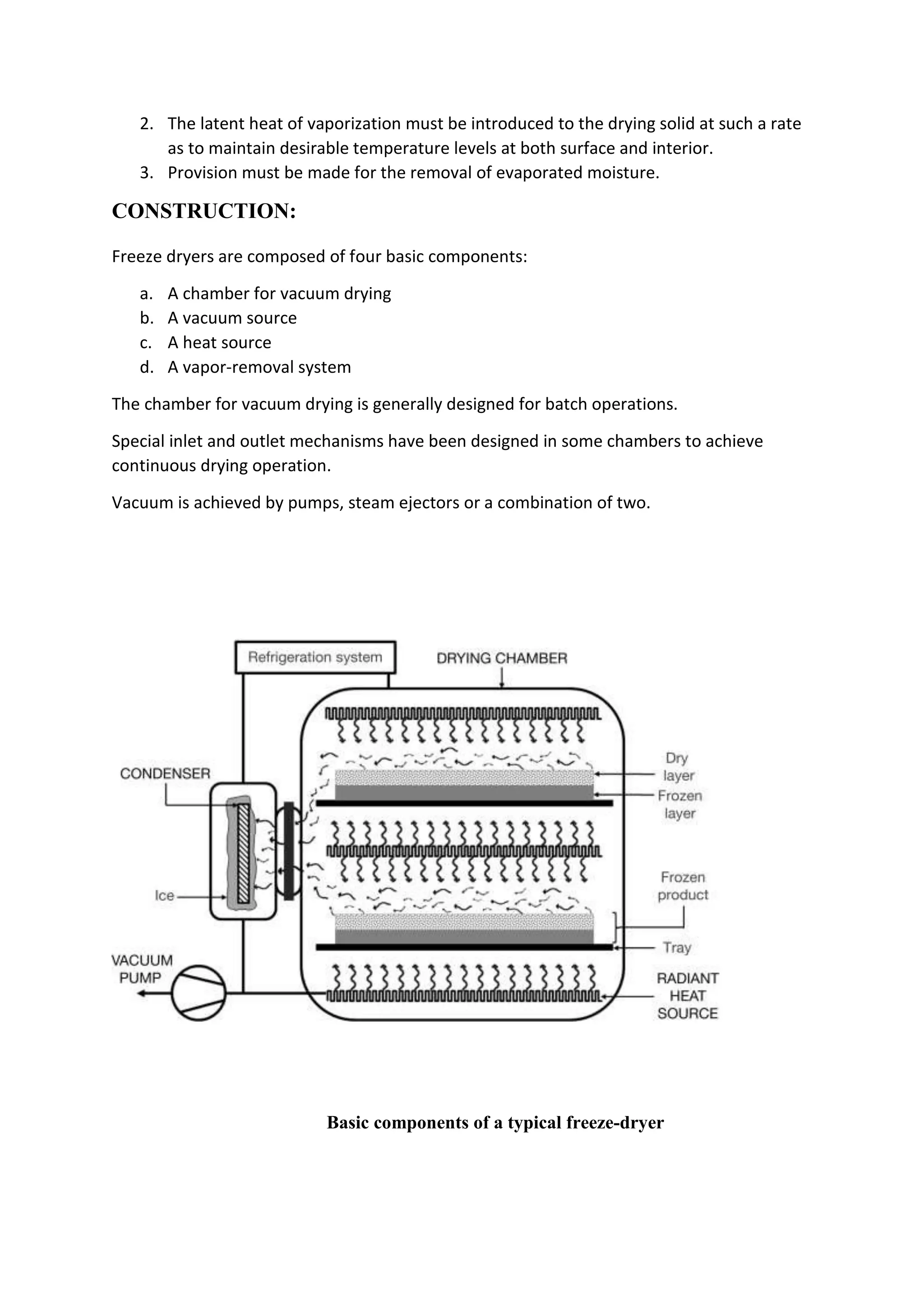Dryers and Freeze Drying. | DOCX