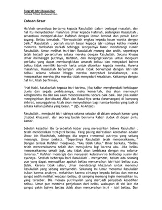 Hafsah binti umar | PDF