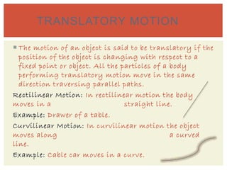 Motion- physics | PPTX