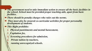 Basic Education as a Human Right: An Overview | PPTX