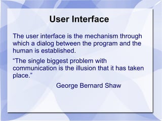 User Interface and User Experience | ODP