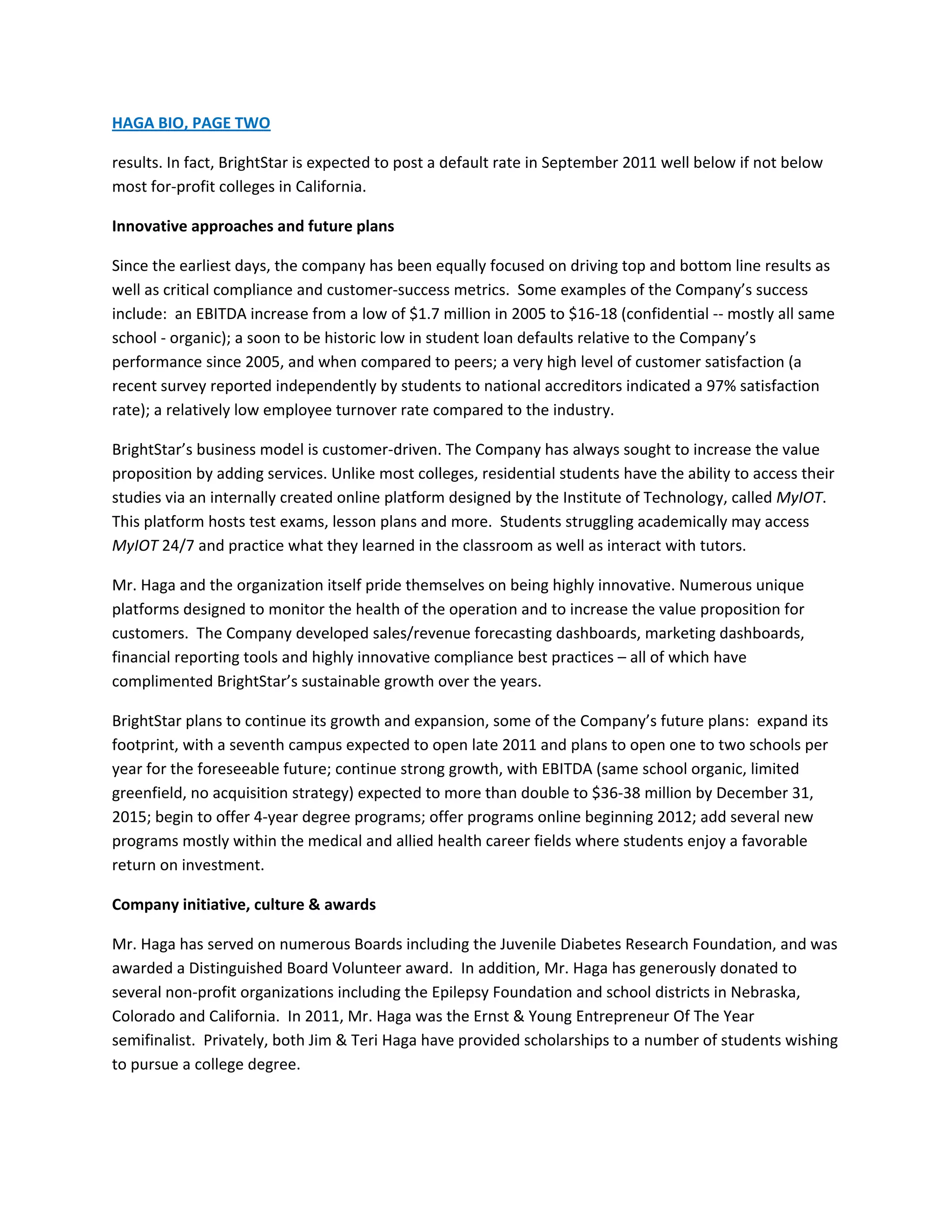 Haga Bio 2011 | PDF