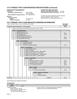 Rosemount Analytical Hagan Pneumatic Power Positioners | PDF ...