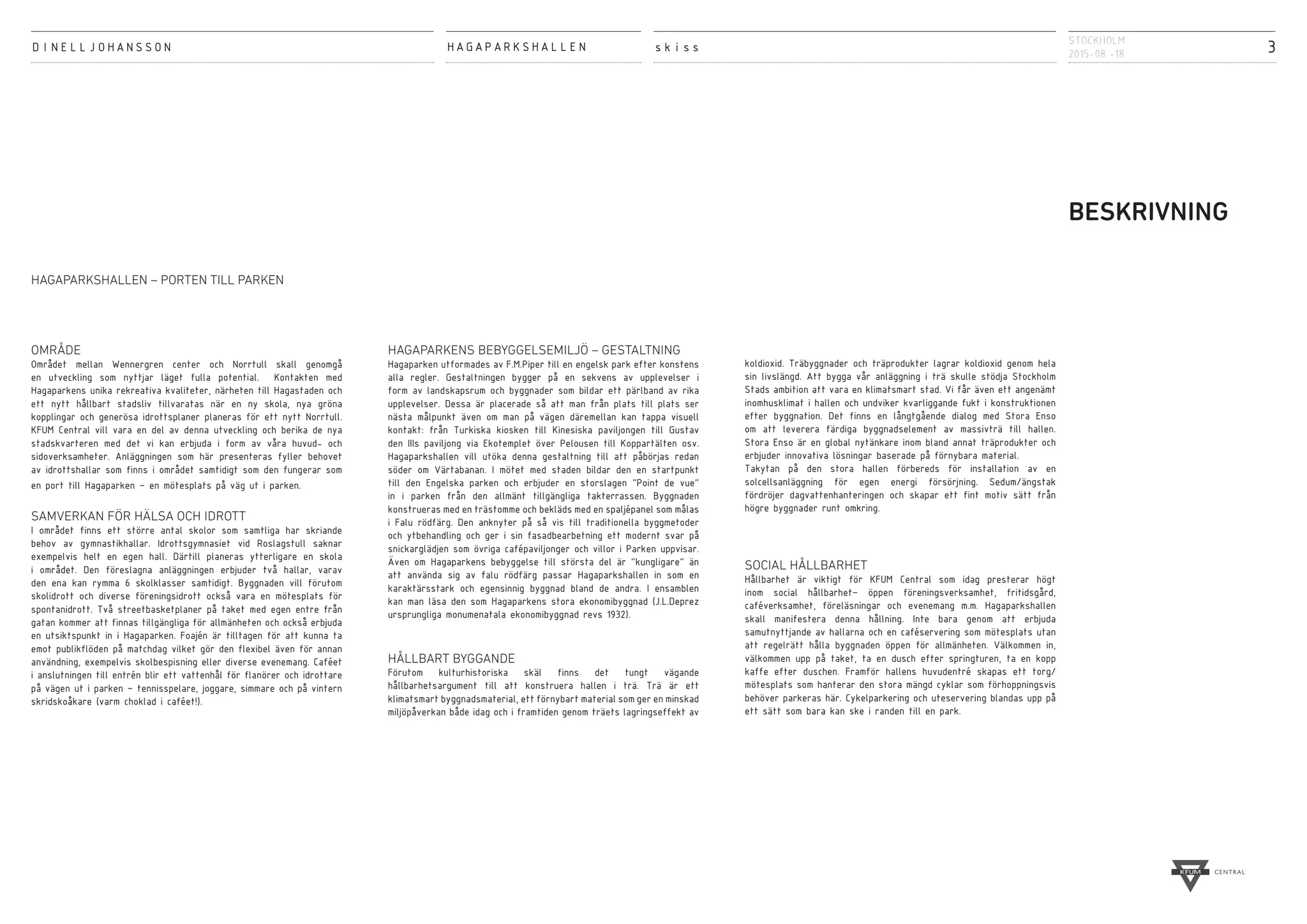 Hagaparkshallen kfum central | PDF | Landscaping | Home & Garden