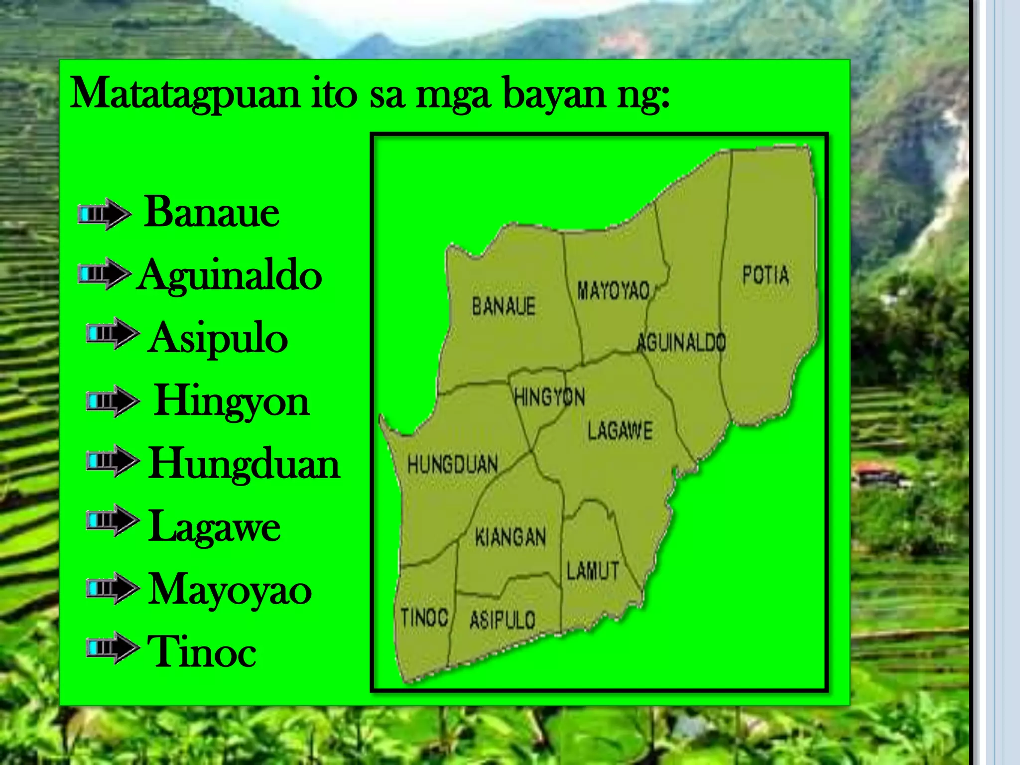 Hagdang hagdang palayan | PPTX