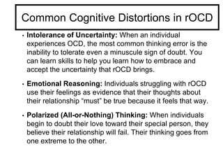 Annabella Hagen - Relationship OCD and the Doors of Uncertainty | PPTX ...