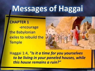 Haggai 10th prophet | PPTX