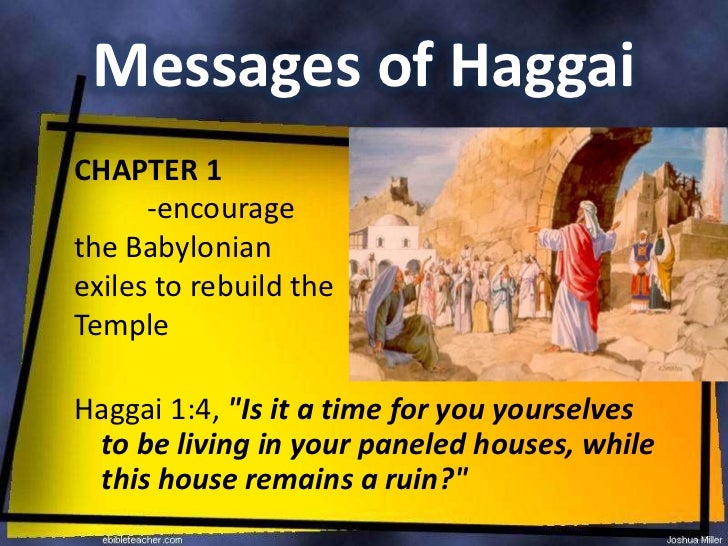 Haggai 10th prophet