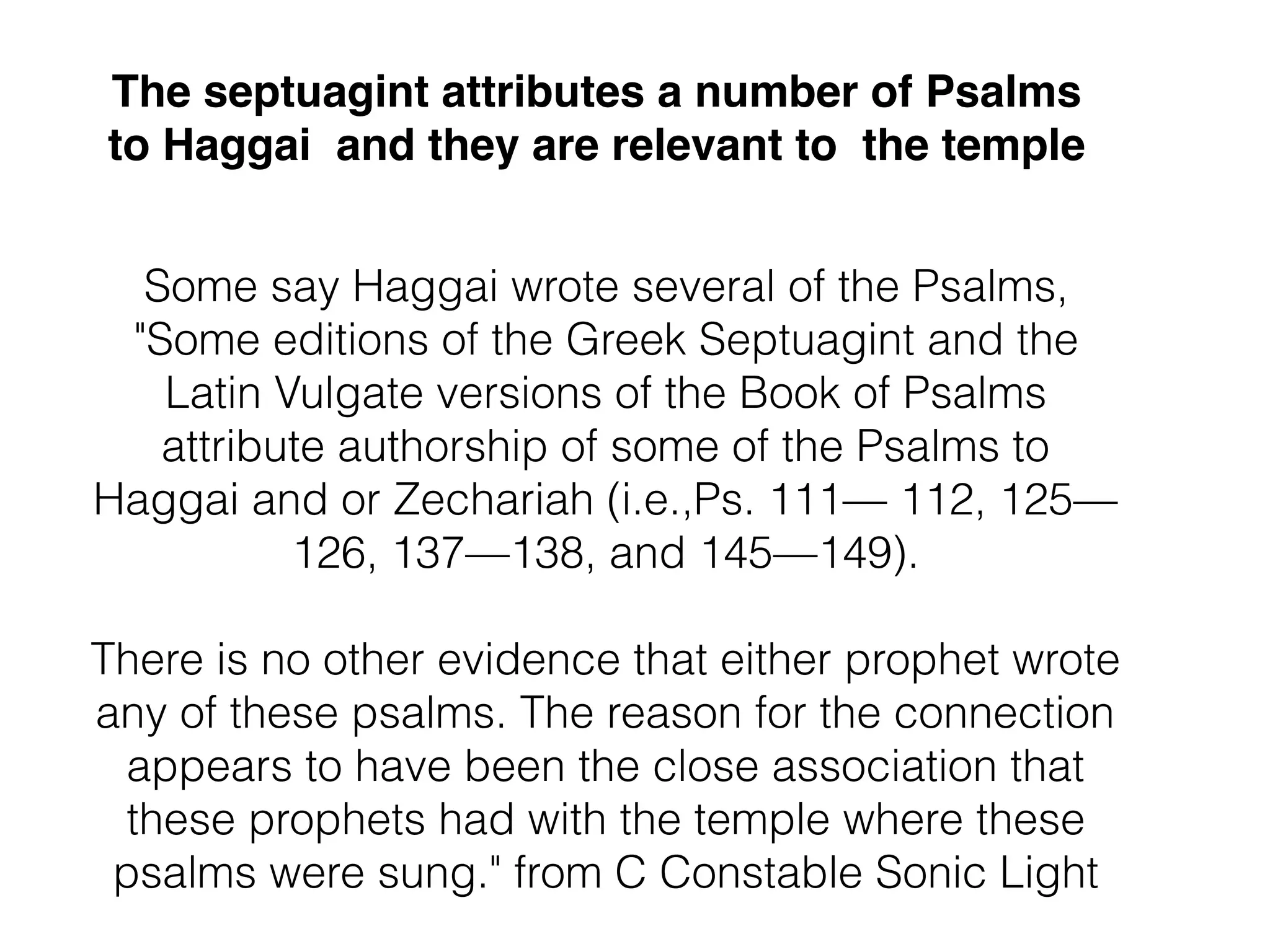 Haggai - Timely words of encouragement, motivation and mercy | PPT