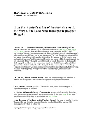 Haggai 2 commentary | PDF