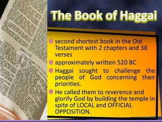 The Book of Haggai | PPT