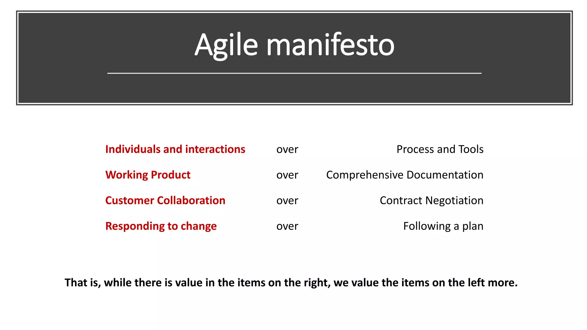 Agile in a nutshell | PPTX