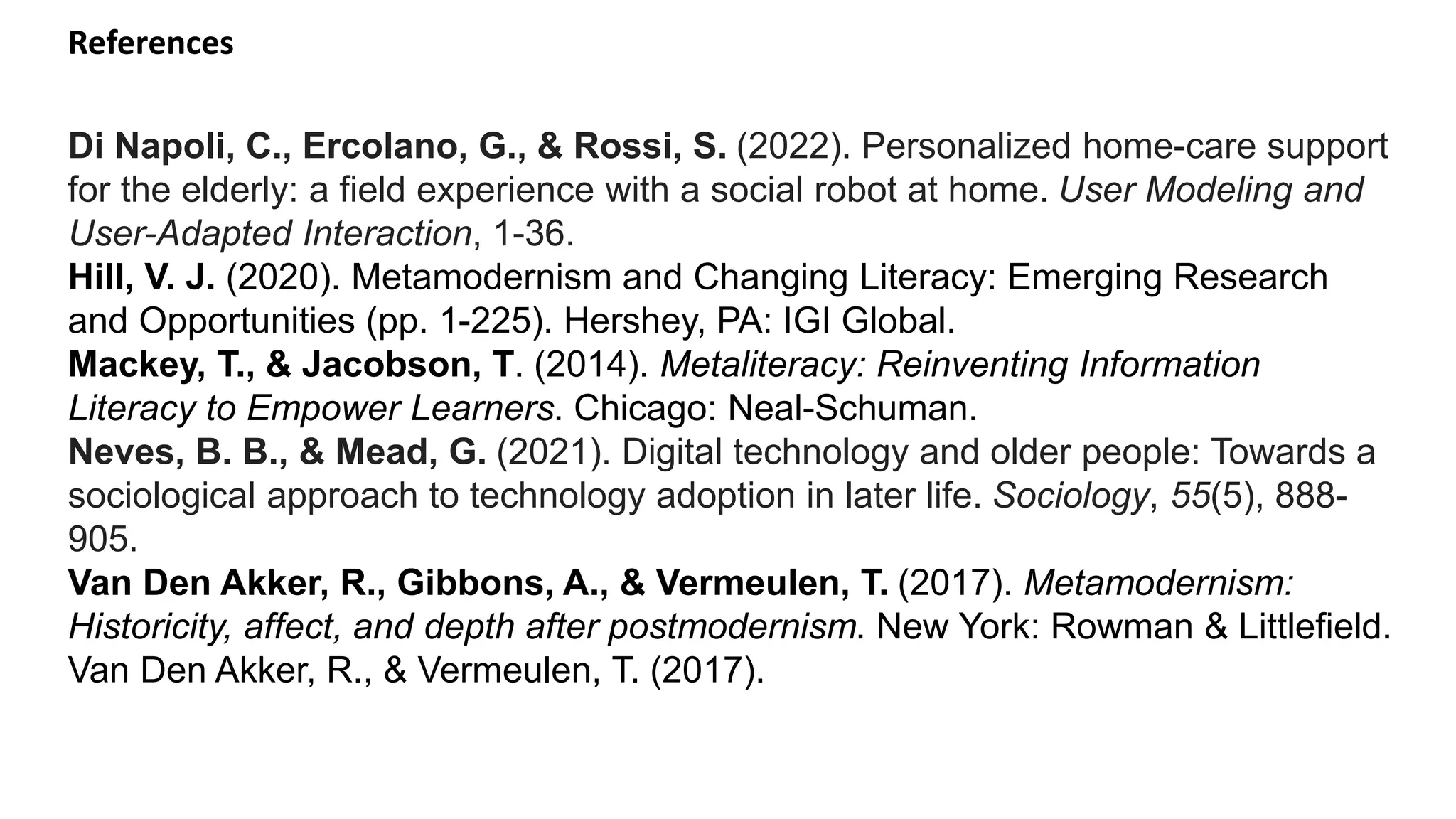 Metaliteracy for Elderly Digital Citizens | PPTX