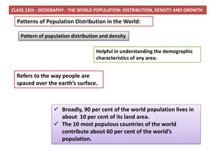 Class 12th fundamental of physical geography , world population ...