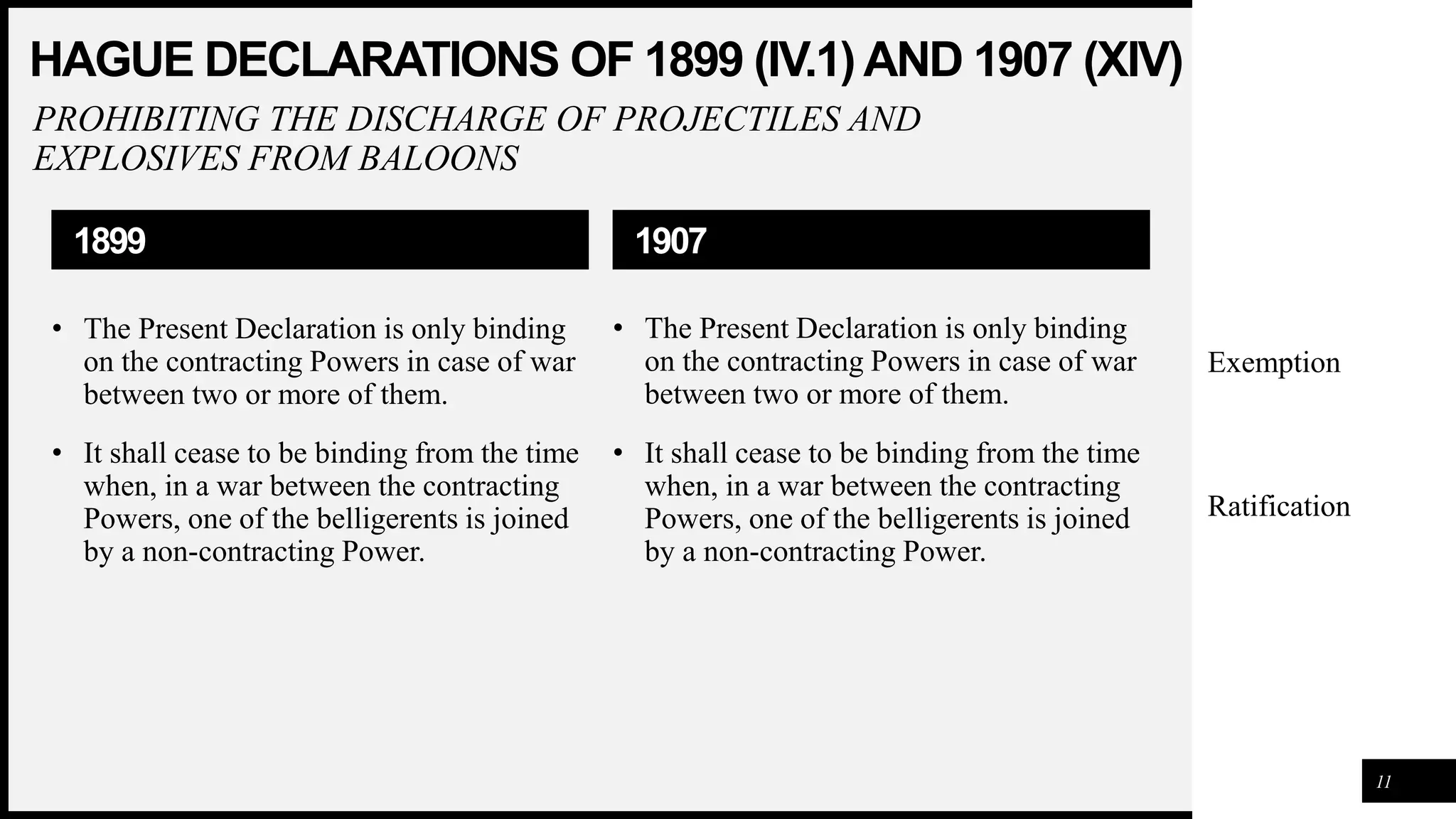 Hague conventions | PPTX