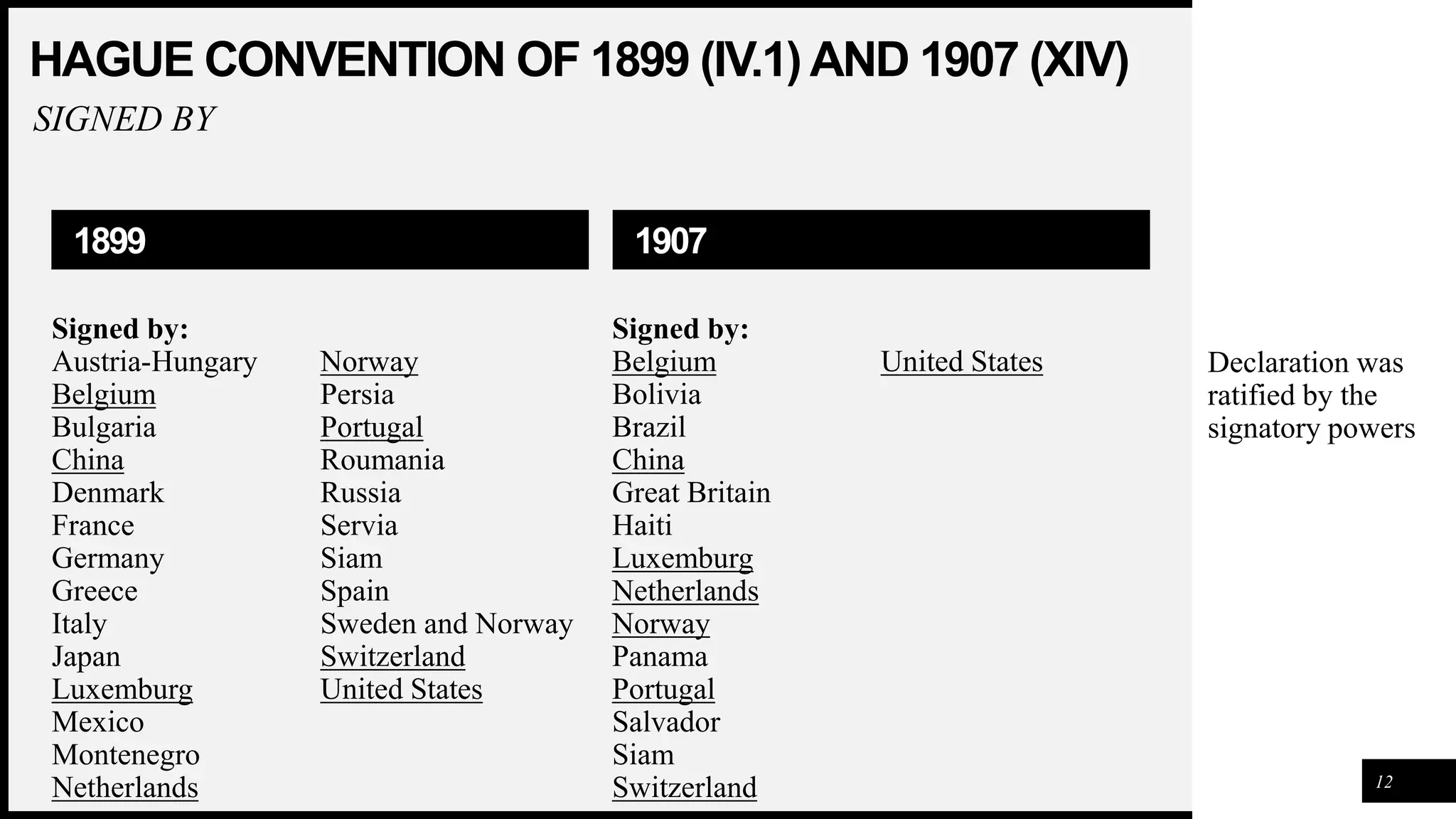 Hague conventions | PPTX