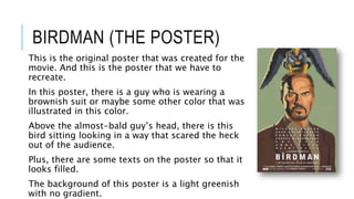 Birdman Movie Poster- Presentation | PPT