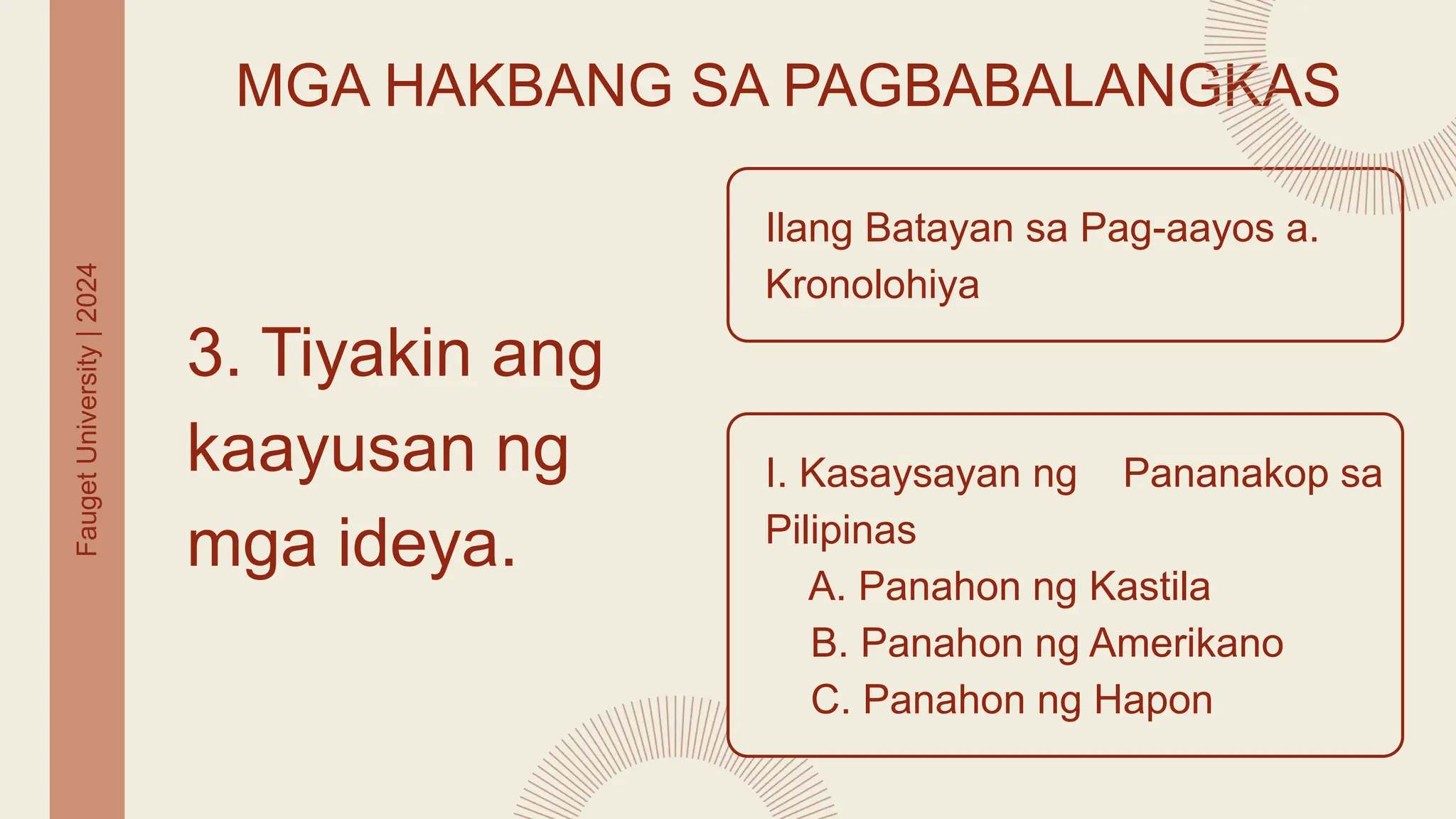 Hahatiin ang klase sa anim pangkat at ang bawat pangkat ay isasayos ang ...
