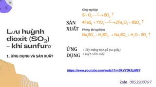 Hóa học 9 - Bài 2 - Một số oxit quan trọng | PPTX