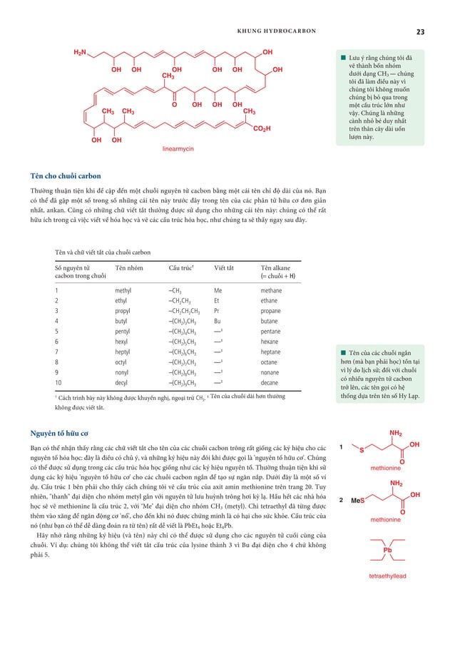Hóa học hữu cơ. Được dịch từ cuốn Organic Chemistry by Jonathan Clayden ...