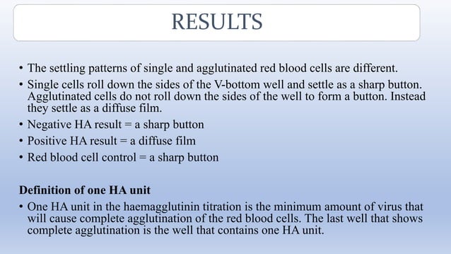 HA&HI is the agglutination reaction in immunology | PPTX