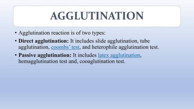 HA&HI is the agglutination reaction in immunology | PPTX
