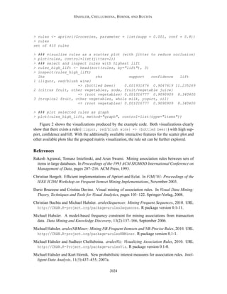 Arules R package- Analyzing Interesting Patterns for Large Data Sets | PDF