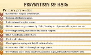 Hospital acquired infections | PPTX